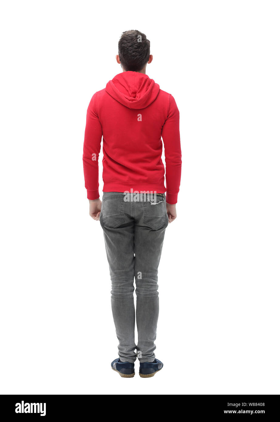 Handsome guy rear view Cut Out Stock Images & Pictures - Alamy