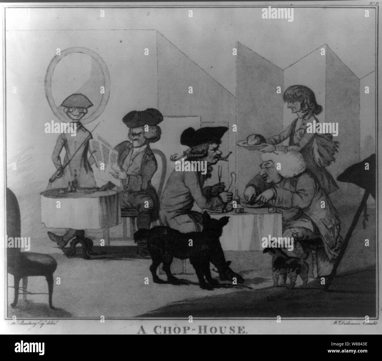 A chop-house Stock Photo - Alamy