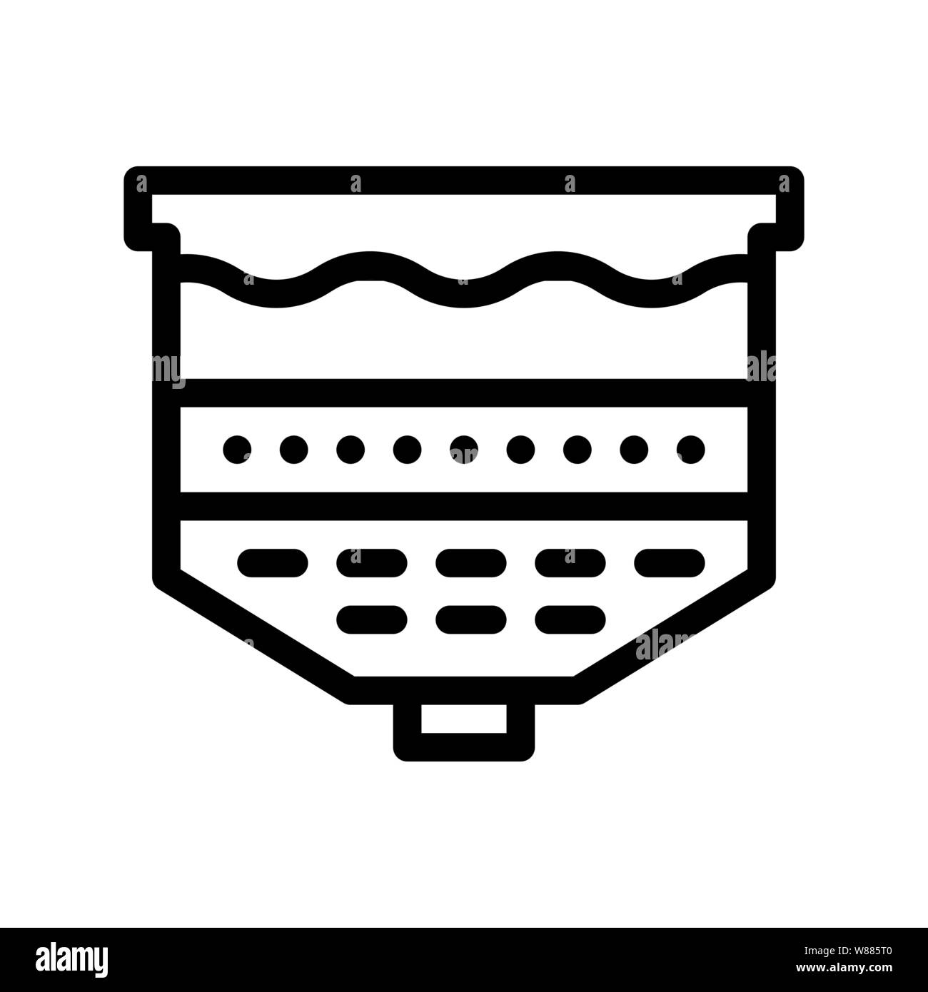 Water Treatment Filtration System Vector Icon Stock Vector Image & Art ...