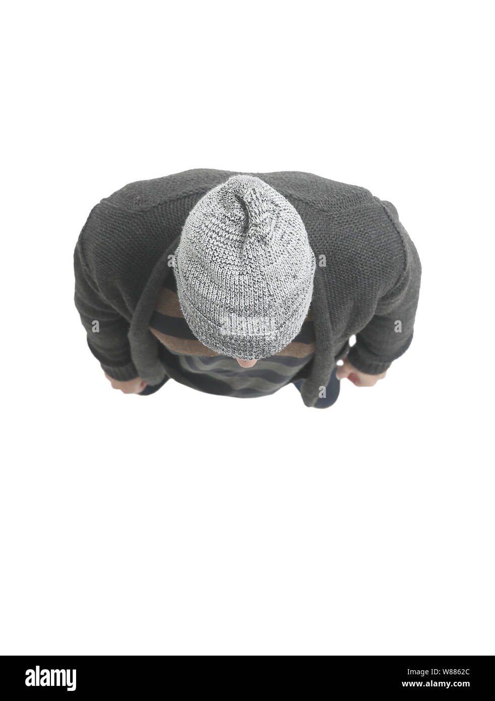 top view .handsome sports guy looking at the camera Stock Photo - Alamy