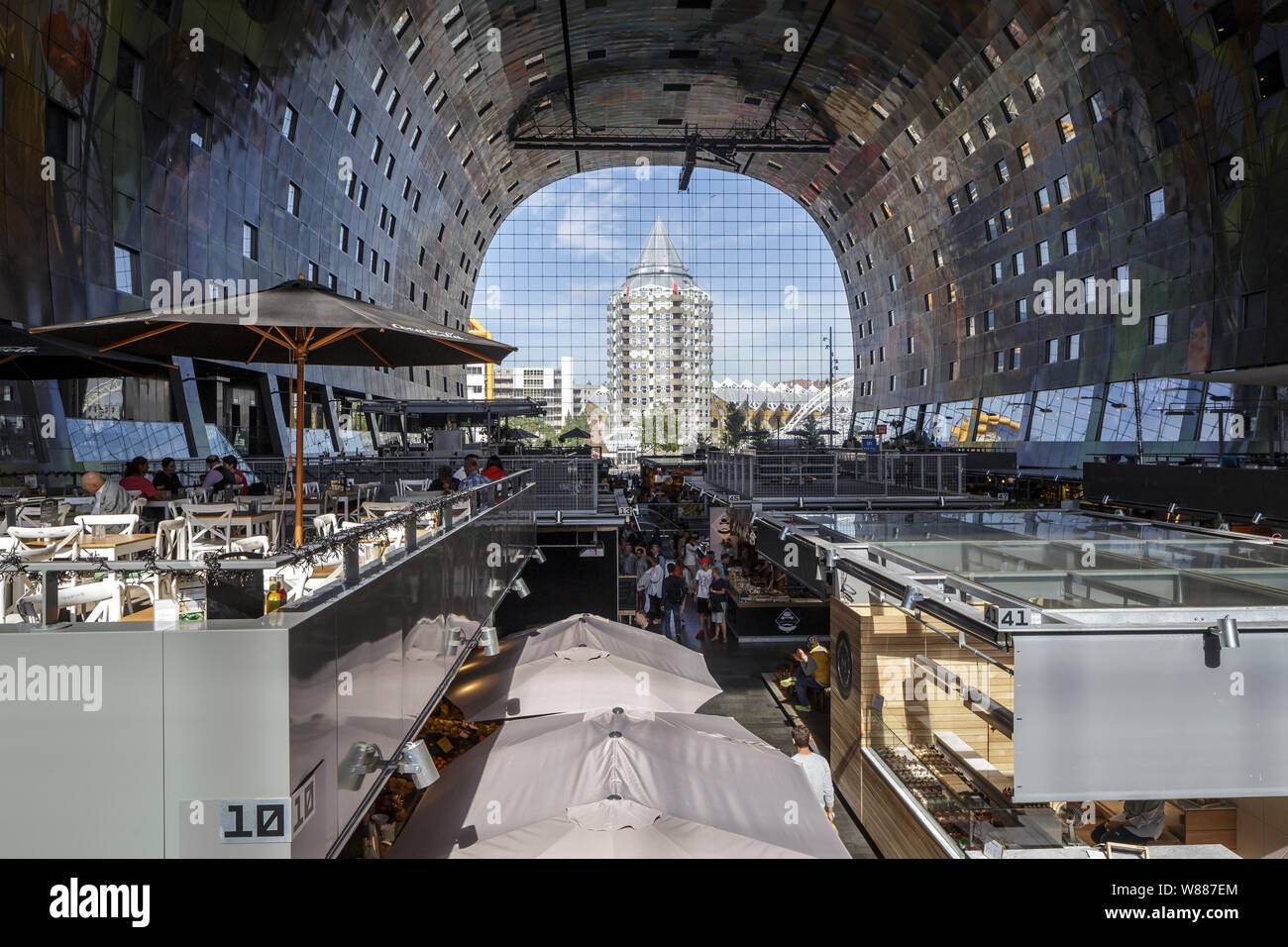 Rotterdam market hall hi-res stock photography and images - Alamy
