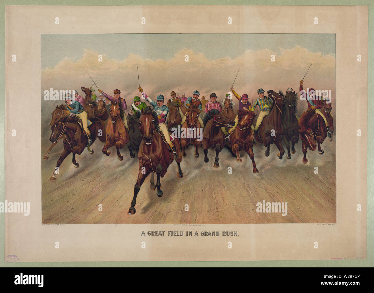 A great field in a grand rush Stock Photo - Alamy