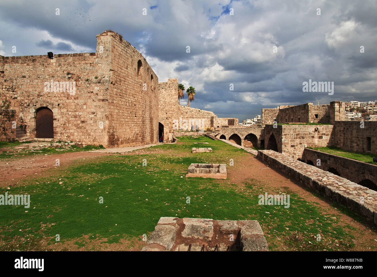 The citadel in center of Tripoli, Lebanon Stock Photo - Alamy