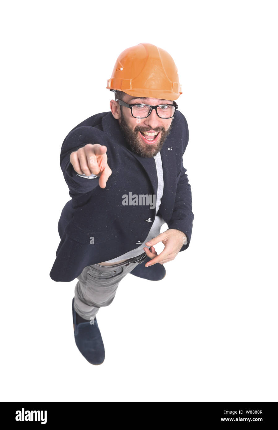 Hard hat top view isolated hi-res stock photography and images - Alamy