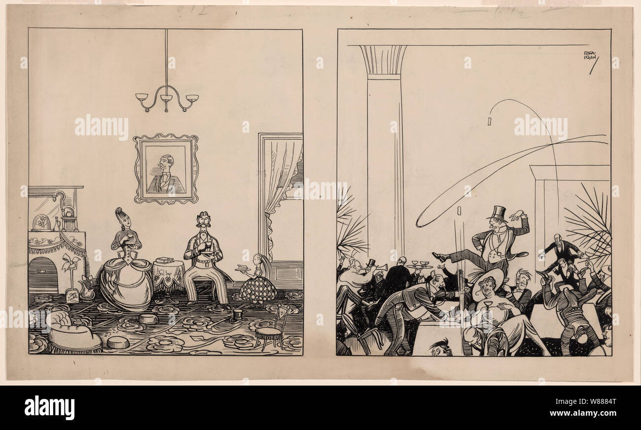 A happy New Year 1867 - a happy New Year 1917 / Rea Irvin Stock Photo ...