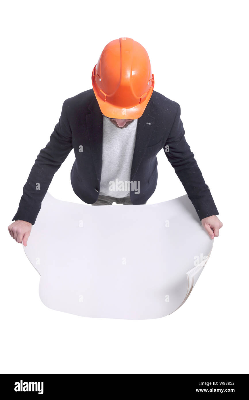 Hard hat top view isolated hi-res stock photography and images - Alamy