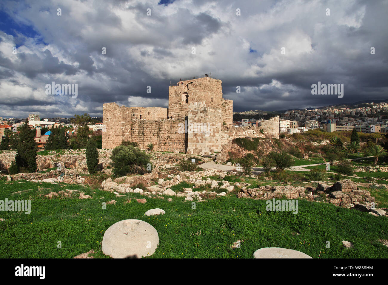 Ancient roman ruins in Byblos, Lebanon Stock Photo - Alamy