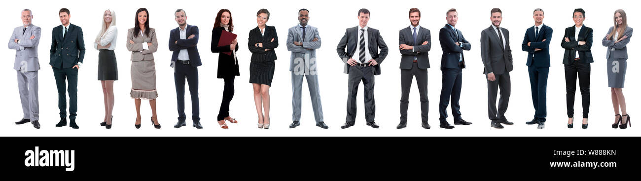 Young attractive business people - the elite business team Stock Photo ...