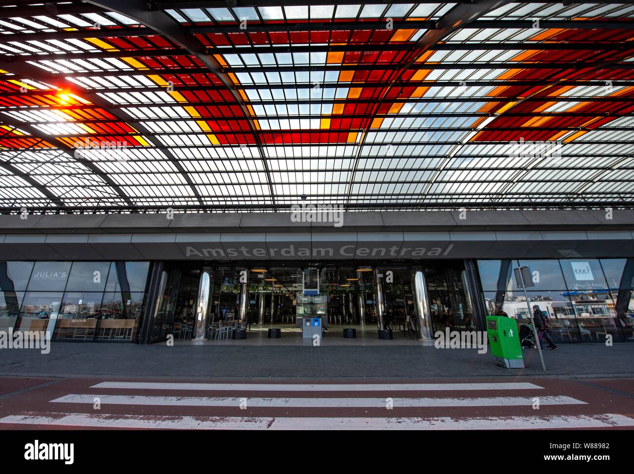 Amsterdam Centraal, Central Station, Amsterdam, North Holland ...