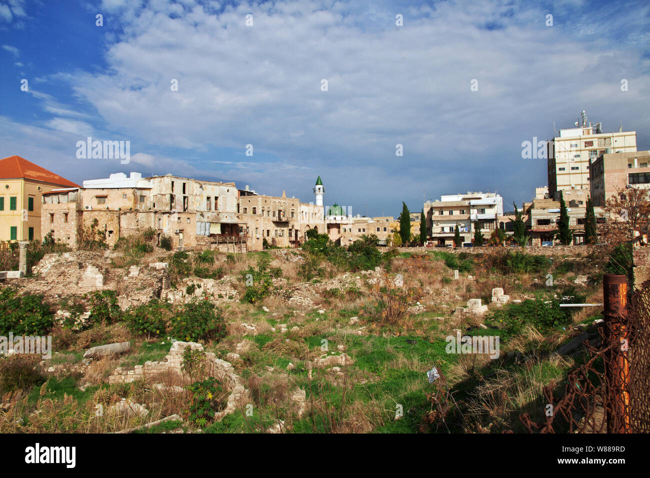 Roman ruins in Tyre (Sour), Lebanon Stock Photo - Alamy