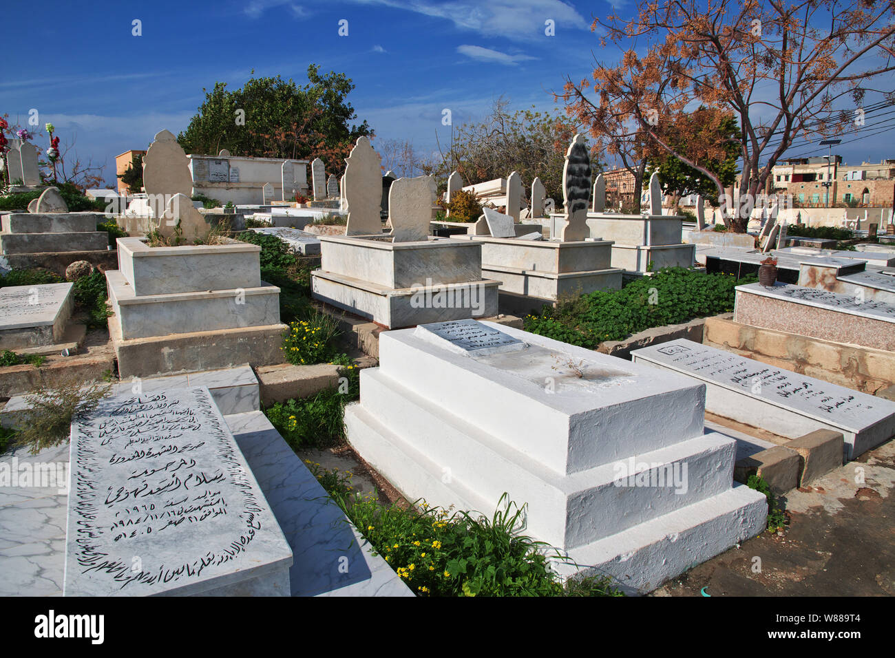 The cemetery in Tyre (Sour), Lebanon Stock Photo - Alamy