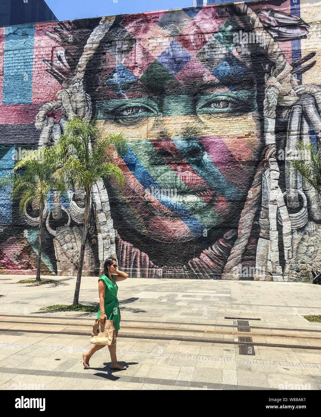 ETHNICITY, STREET ART RIO DE JANEIRO Stock Photo - Alamy