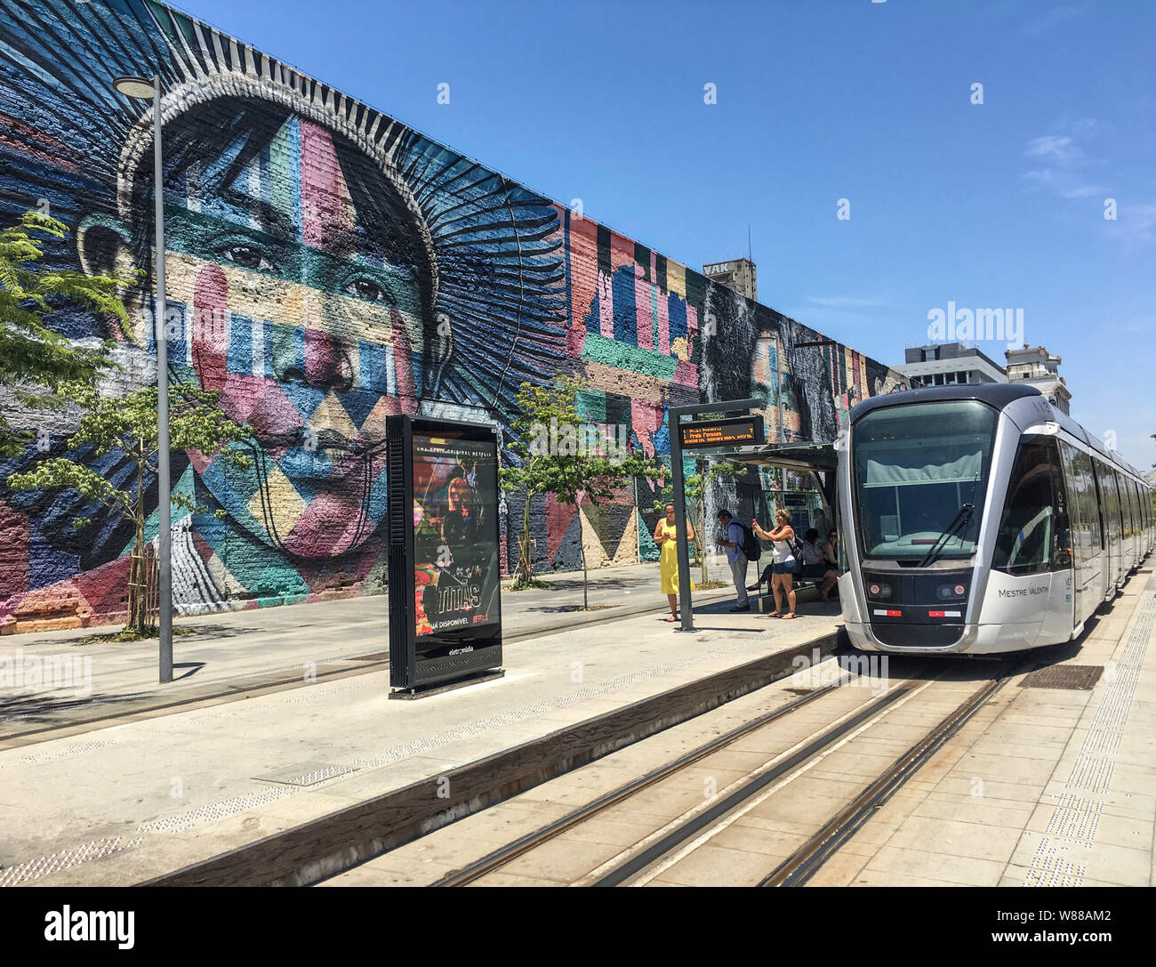 ETHNICITY, MURAL RIO DE JANEIRO Stock Photo - Alamy