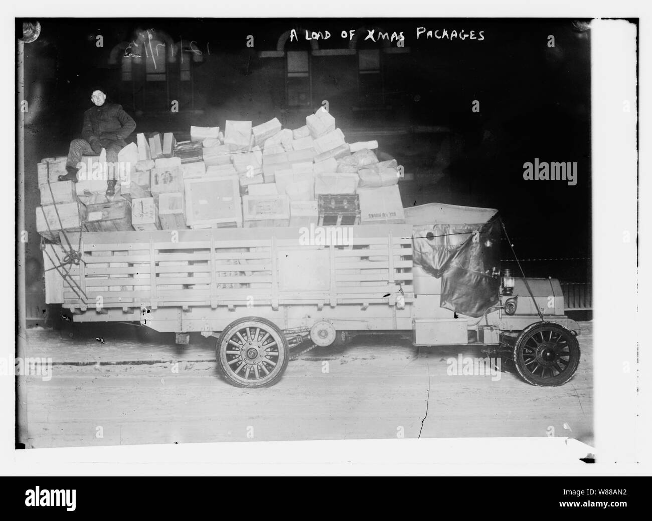 Christmas load Black and White Stock Photos & Images - Alamy