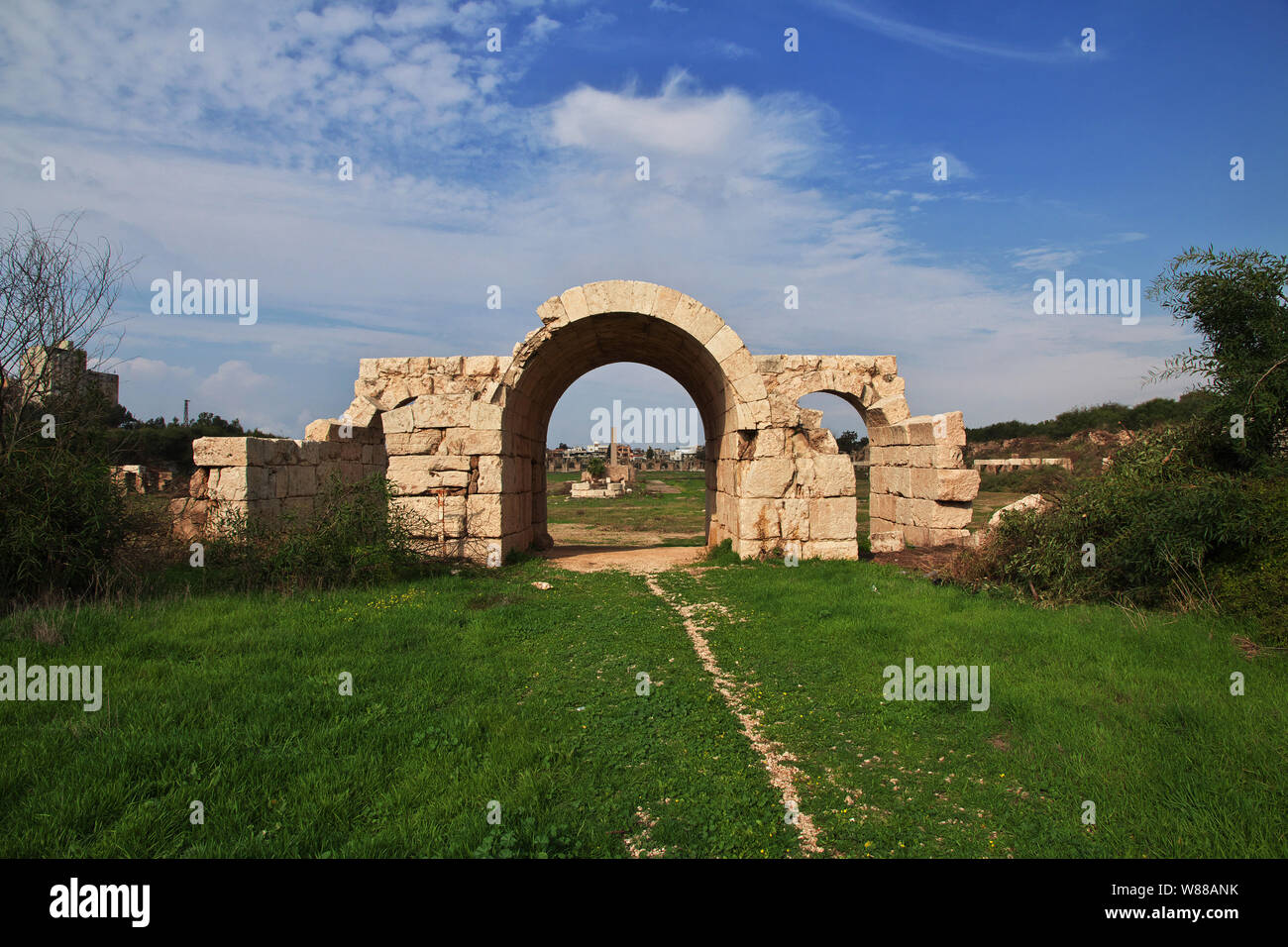 Roman ruins in Tyre (Sour), Lebanon Stock Photo - Alamy