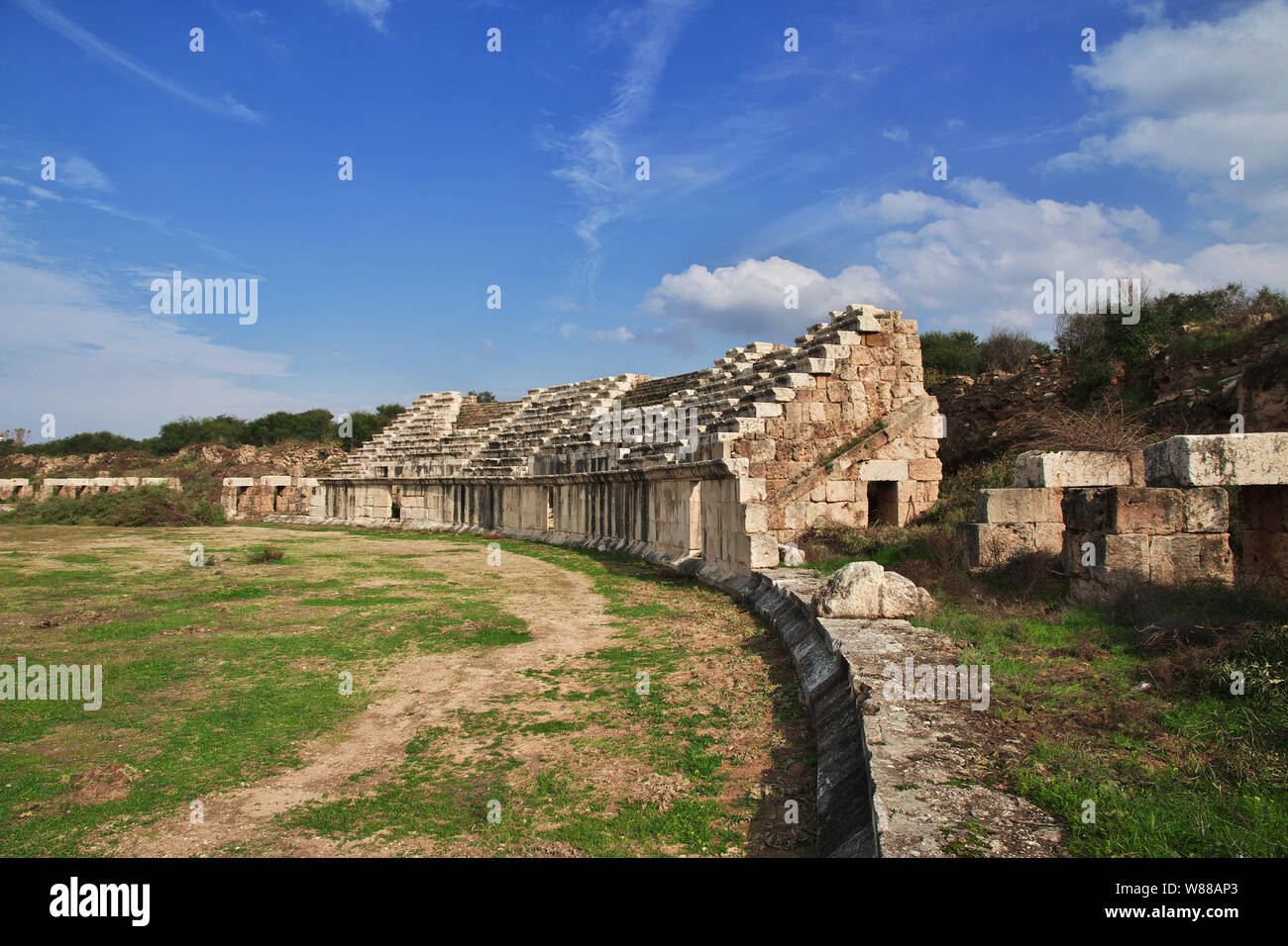 Roman ruins in Tyre (Sour), Lebanon Stock Photo - Alamy