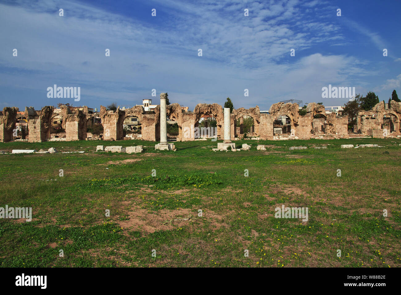 Roman ruins in Tyre (Sour), Lebanon Stock Photo - Alamy