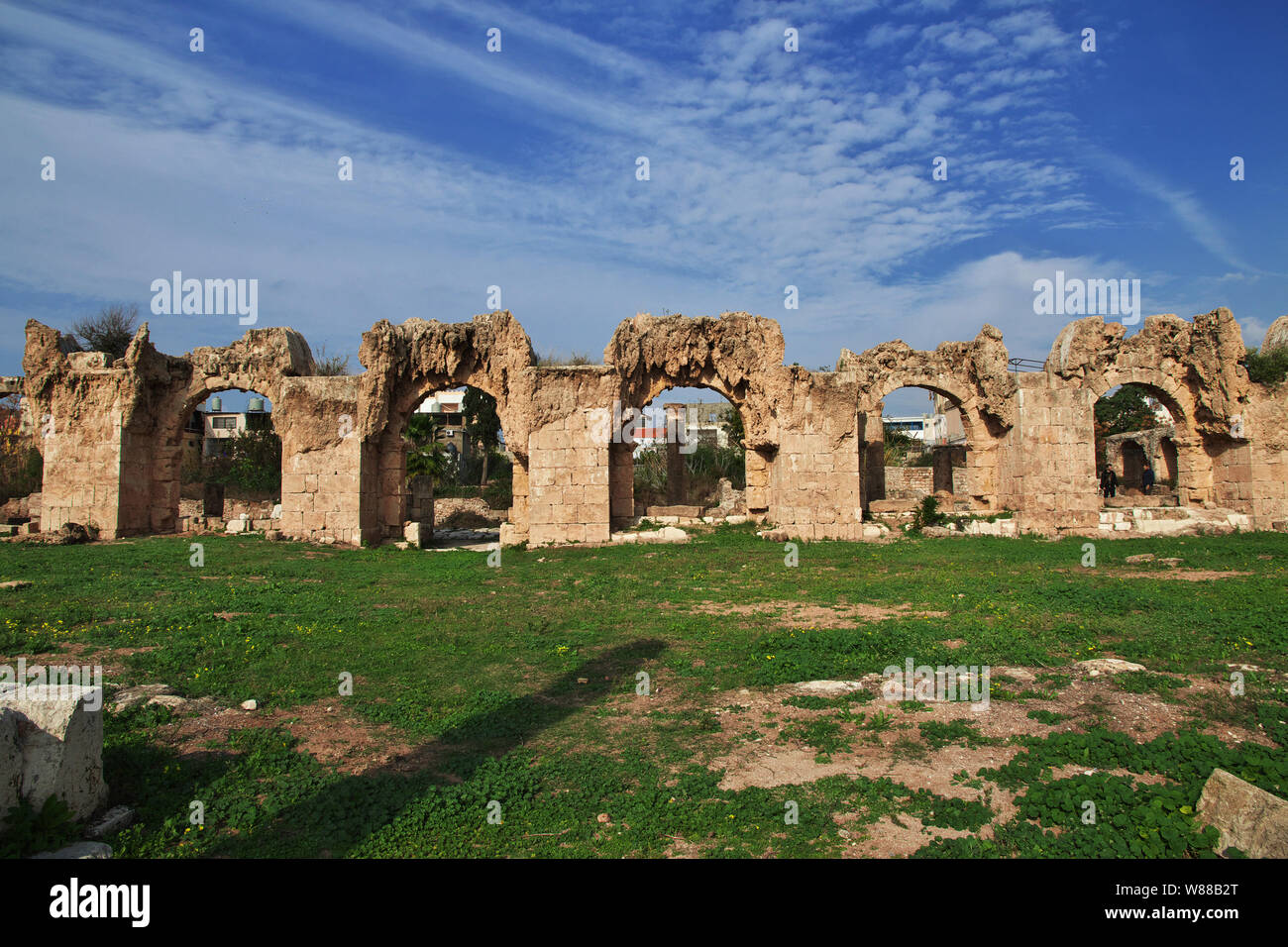Roman ruins in Tyre (Sour), Lebanon Stock Photo - Alamy