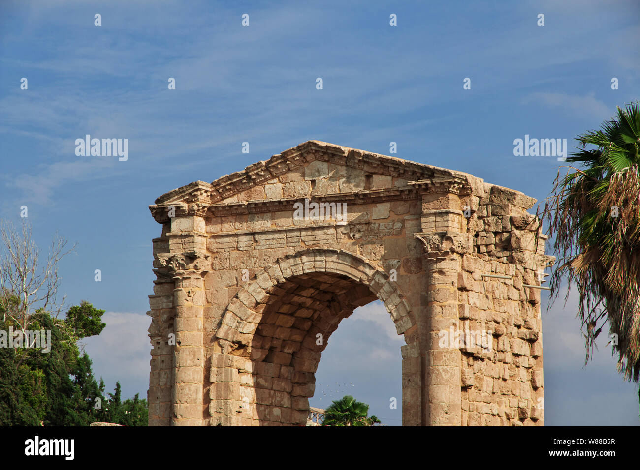 Roman ruins in Tyre (Sour), Lebanon Stock Photo - Alamy