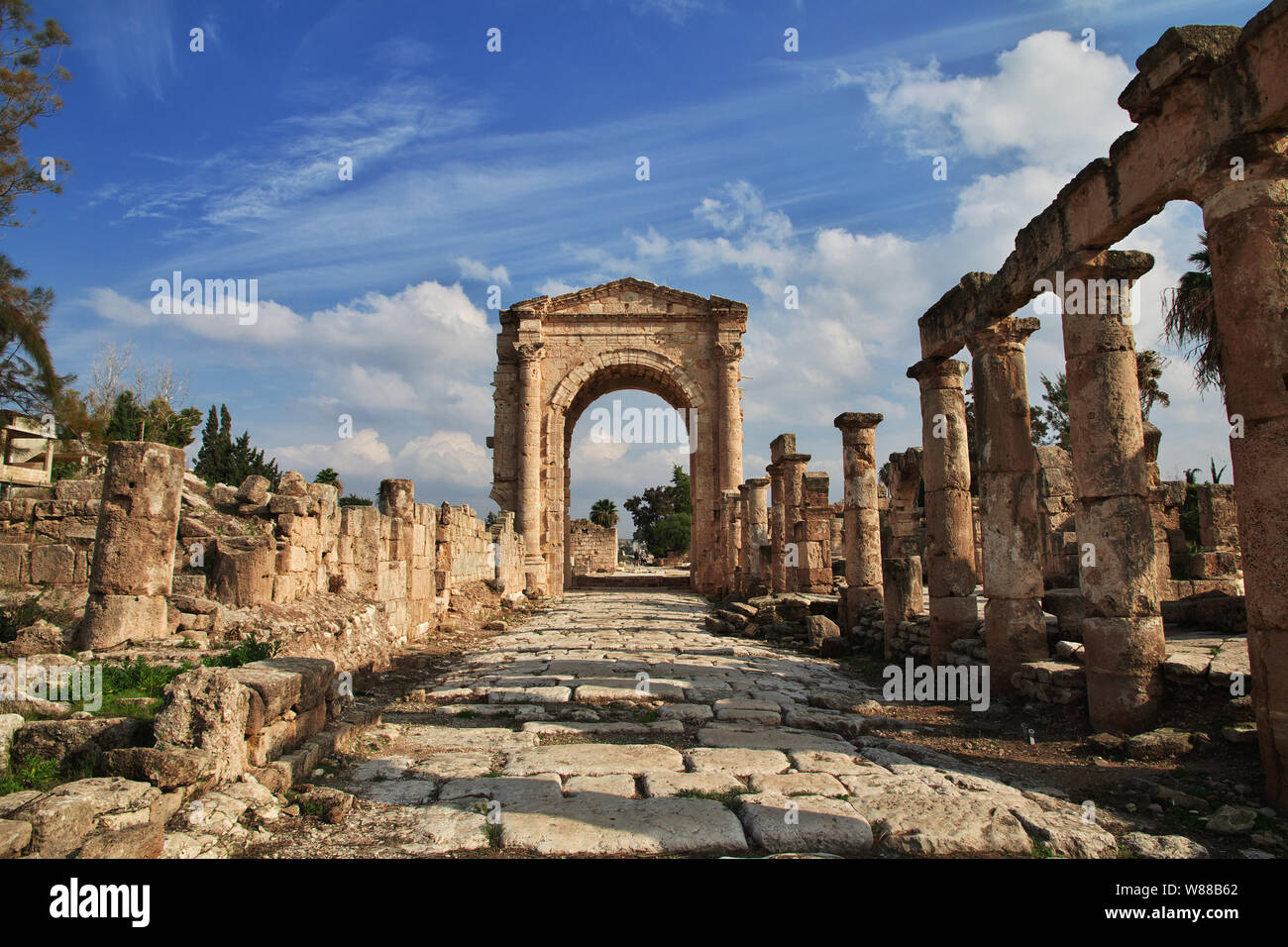 Roman ruins in Tyre (Sour), Lebanon Stock Photo - Alamy