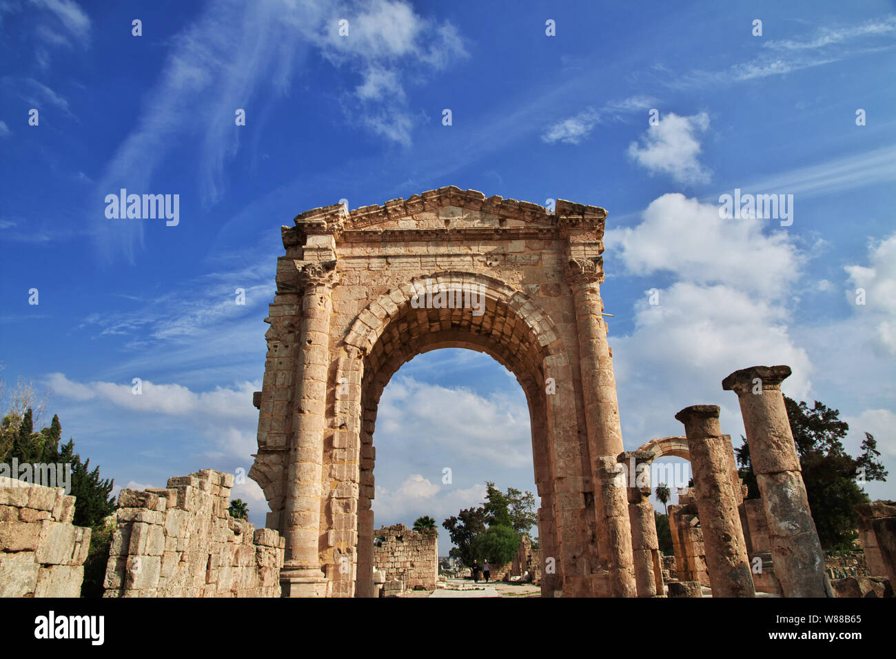Roman ruins in Tyre (Sour), Lebanon Stock Photo - Alamy