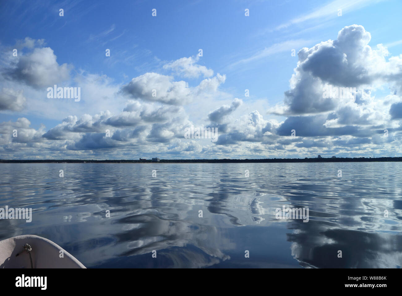 beautiful seascape view from the aboard boat Stock Photo - Alamy