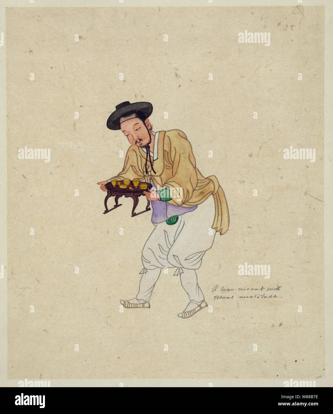 Man servant hi-res stock photography and images - Alamy