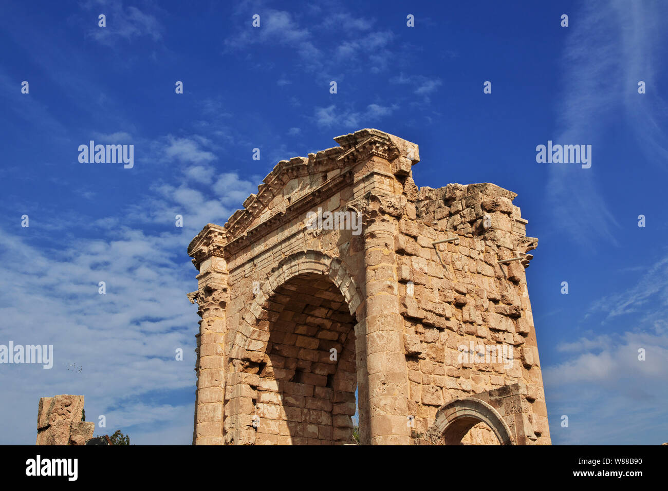 Roman ruins in Tyre (Sour), Lebanon Stock Photo - Alamy
