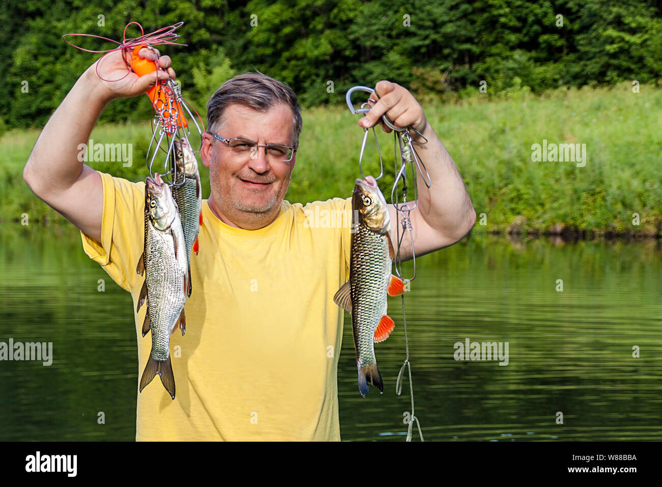 Lucky fisherman hi-res stock photography and images - Alamy