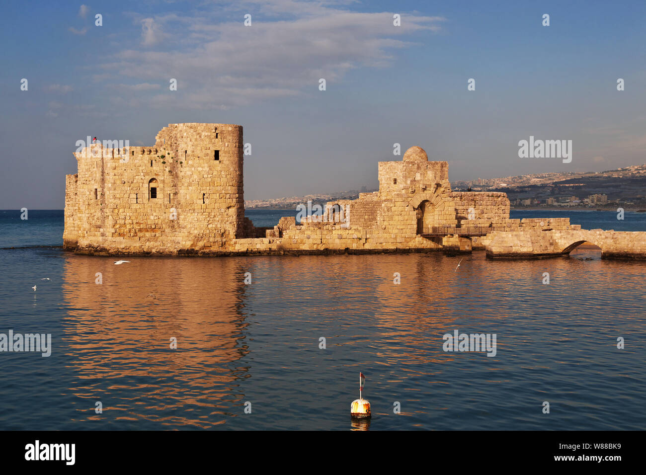 The fortress in Sidon ( Sayda ), Lebanon Stock Photo - Alamy