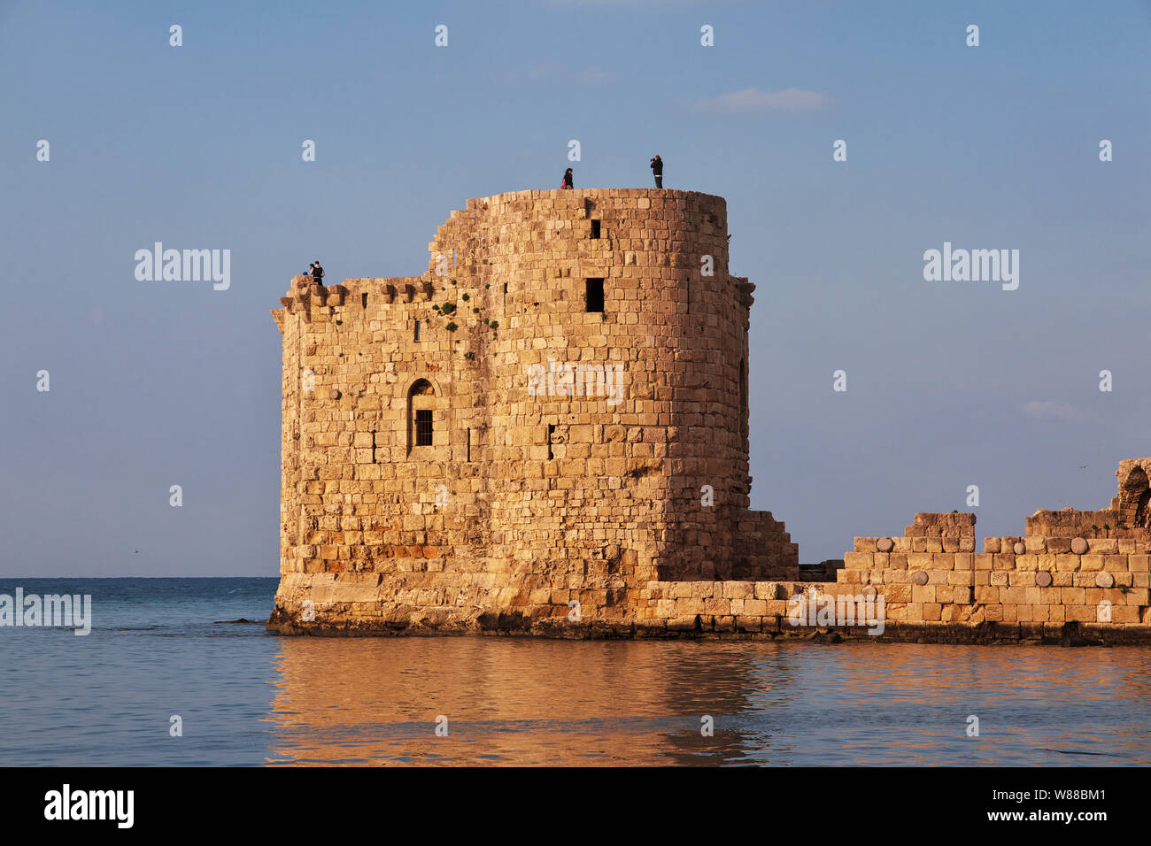 The fortress in Sidon ( Sayda ), Lebanon Stock Photo - Alamy