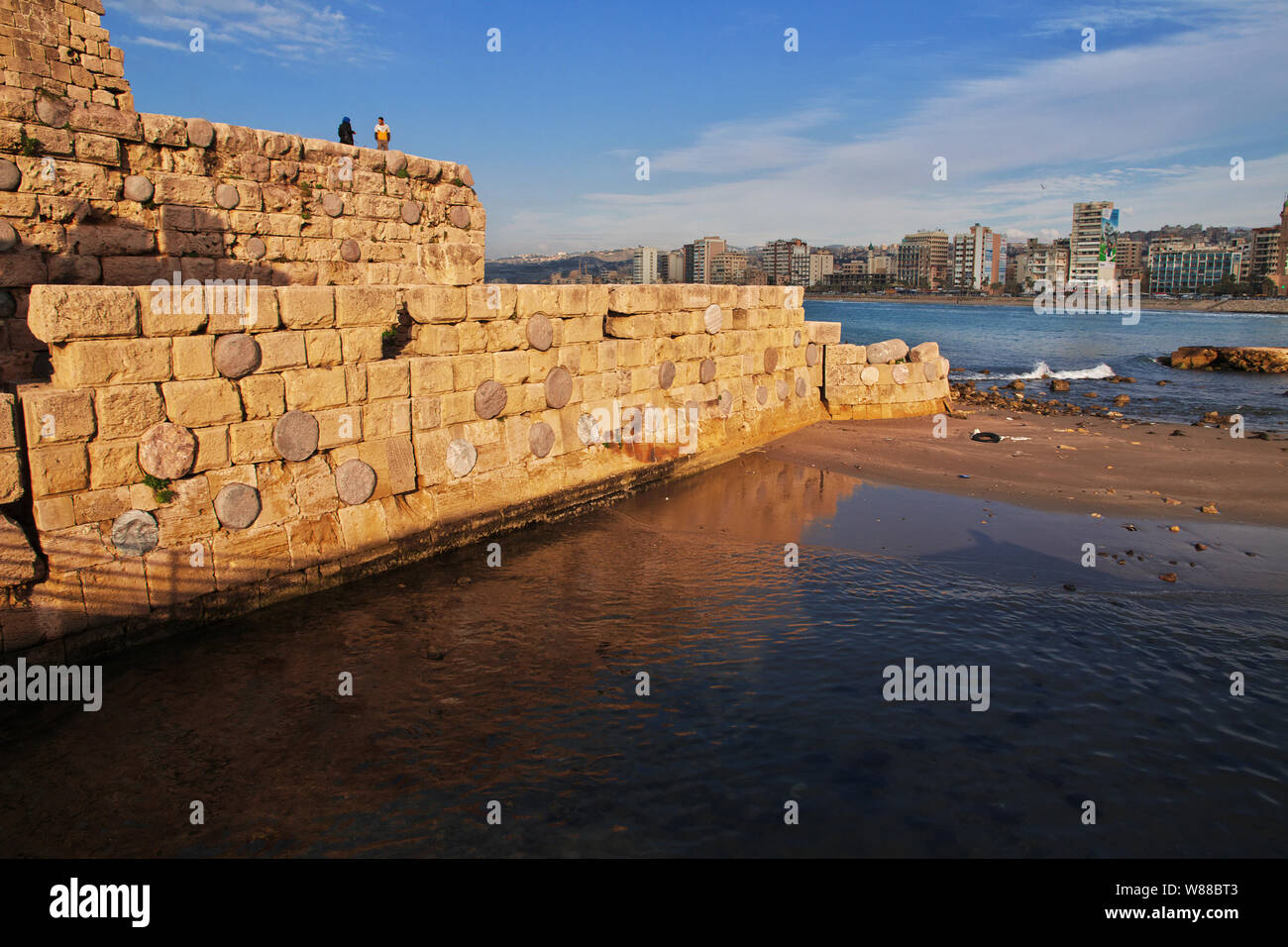 The fortress in Sidon ( Sayda ), Lebanon Stock Photo - Alamy