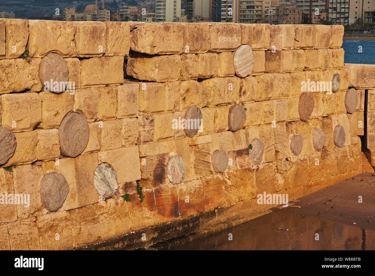 The fortress in Sidon ( Sayda ), Lebanon Stock Photo - Alamy