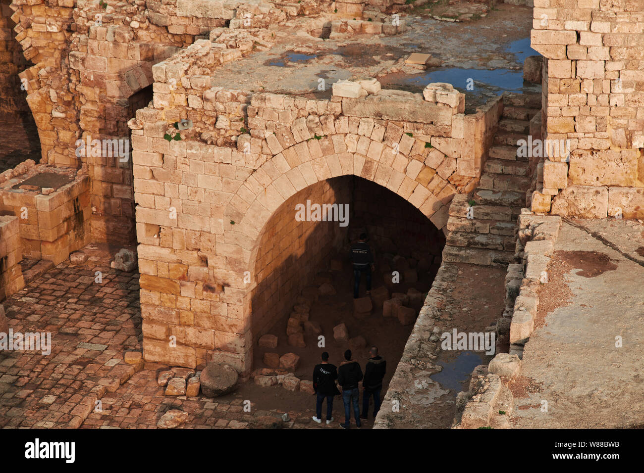 The fortress in Sidon ( Sayda ), Lebanon Stock Photo - Alamy