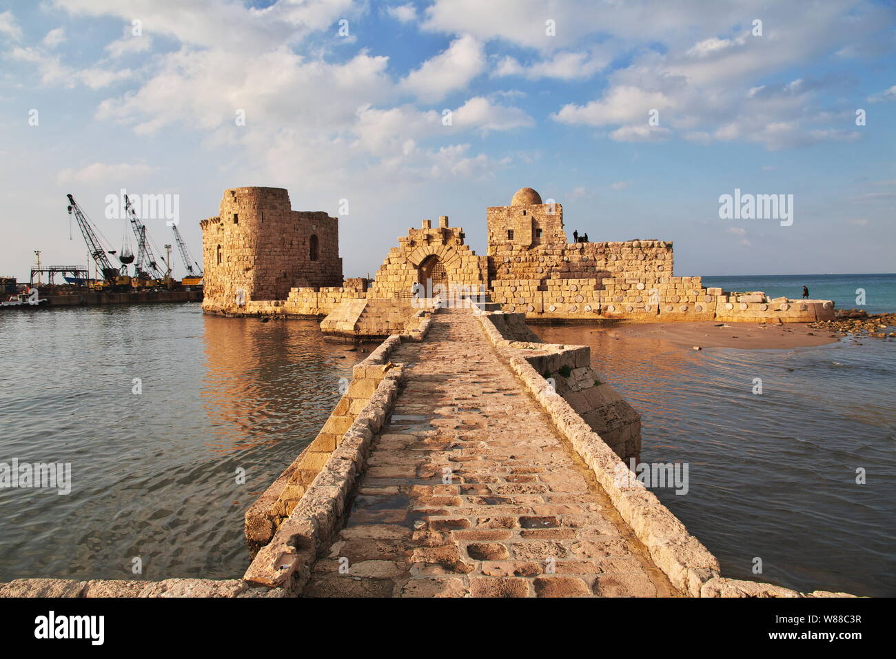 Sidon sea castle hi-res stock photography and images - Alamy