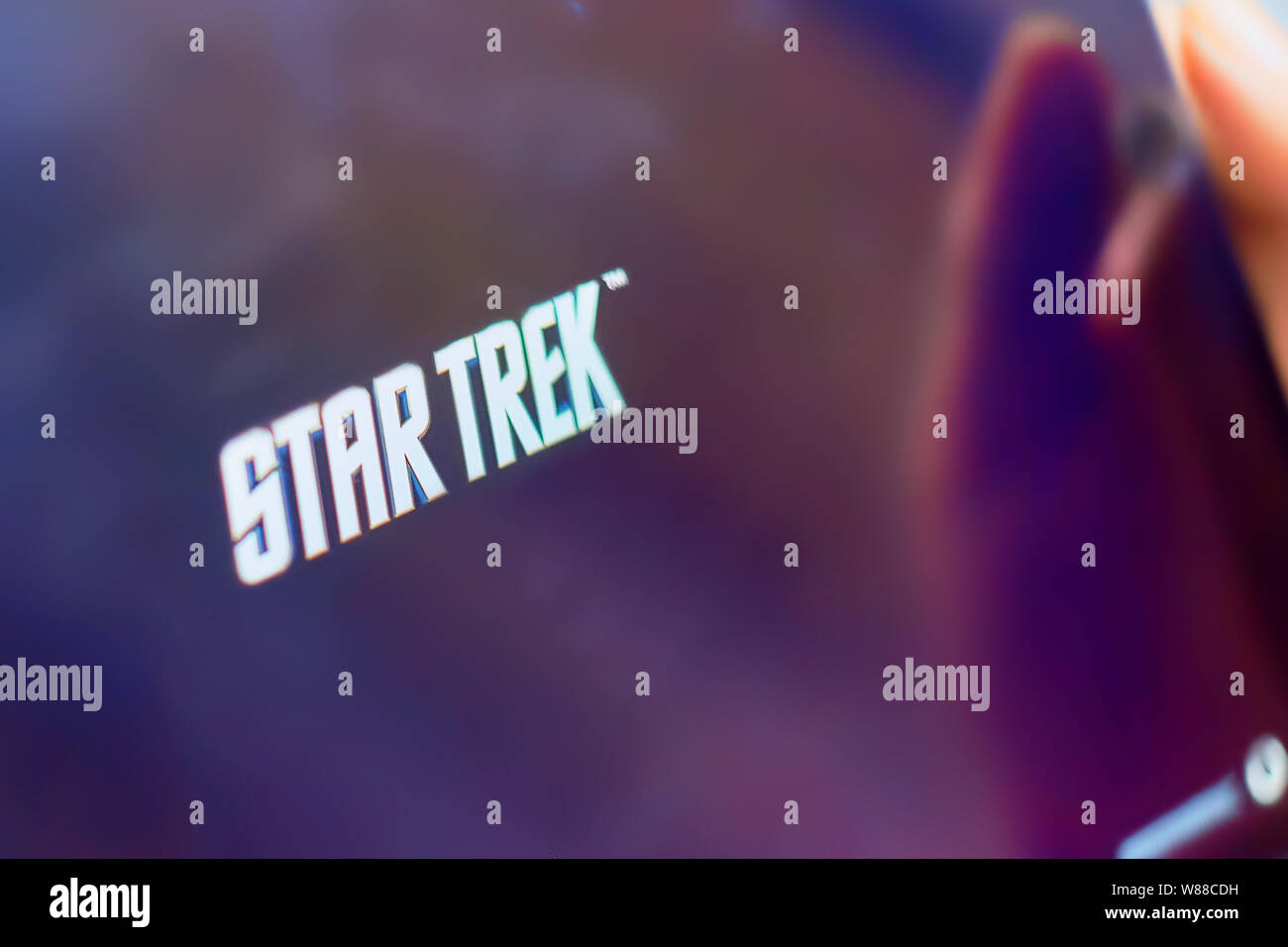 Bishkek, Kyrgyzstan - January 21, 2019: Loading screen of the game Star ...