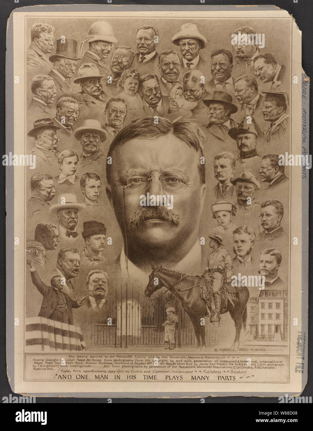 And one man in his time plays many parts Stock Photo - Alamy