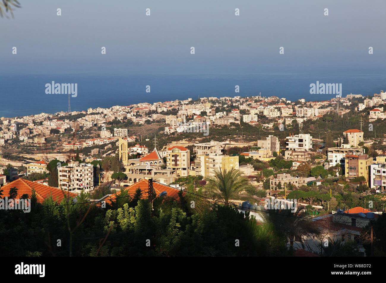 The view on Batroun, Lebanon Stock Photo - Alamy