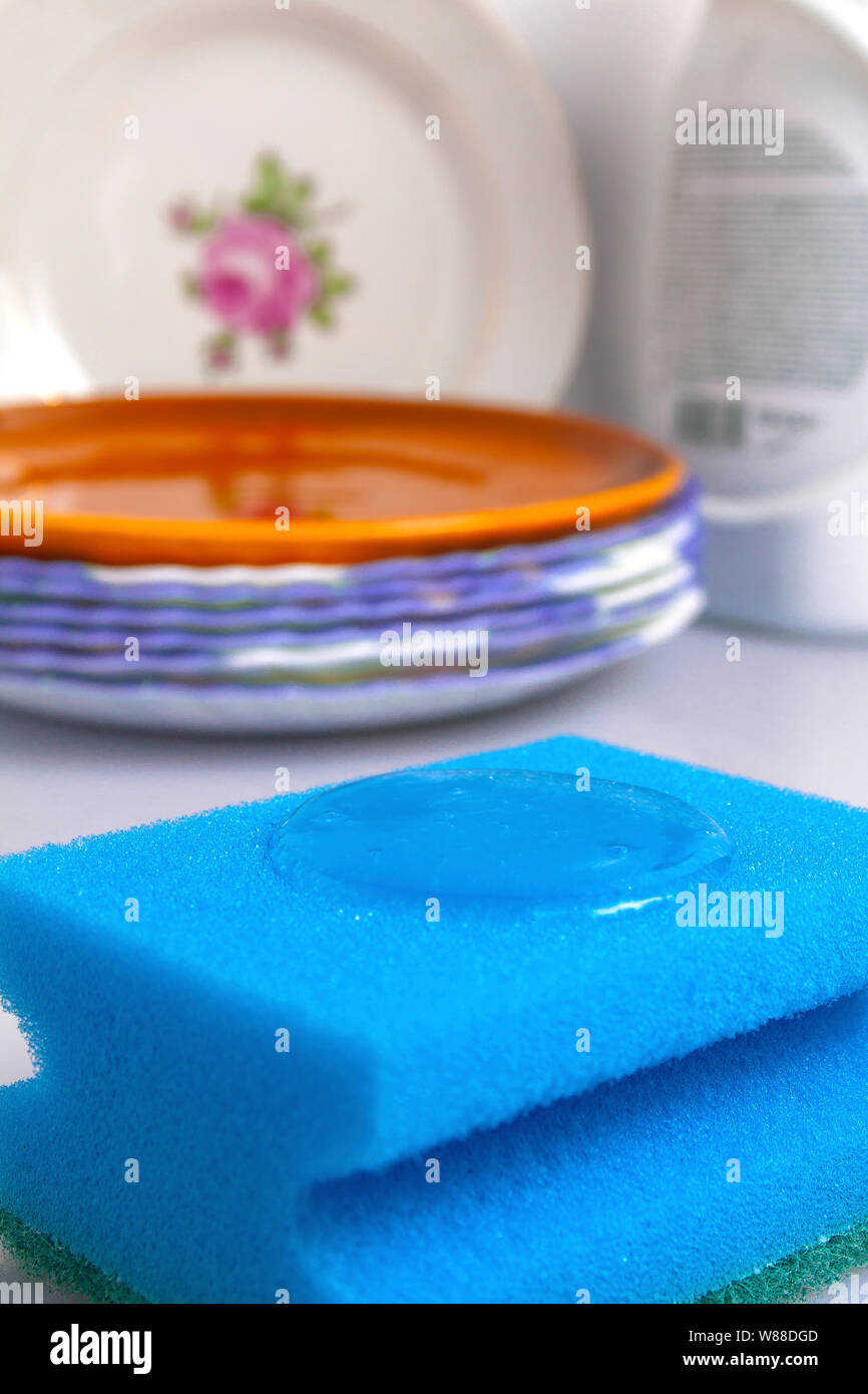 washcloth for washing dishes Stock Photo - Alamy