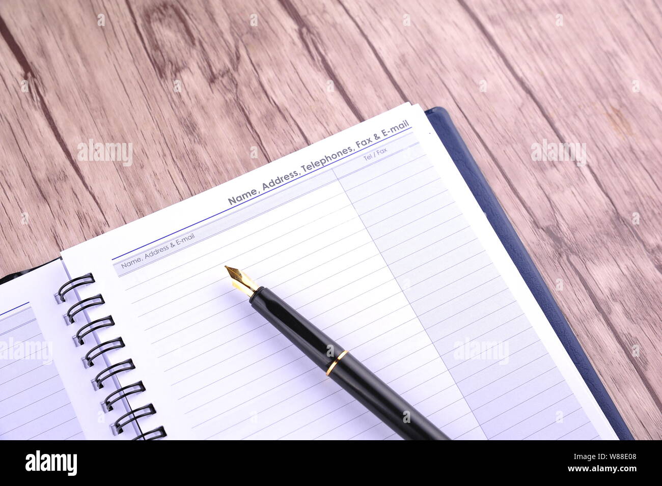 Contact diary hi-res stock photography and images - Alamy