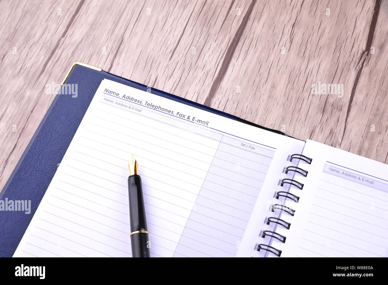 Contact diary hi-res stock photography and images - Alamy