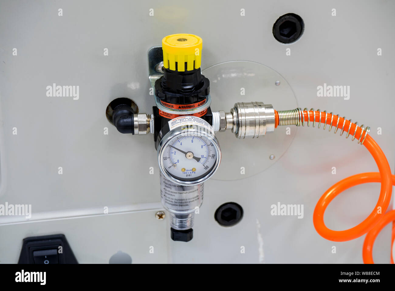 Air pressure regulator hi-res stock photography and images - Alamy