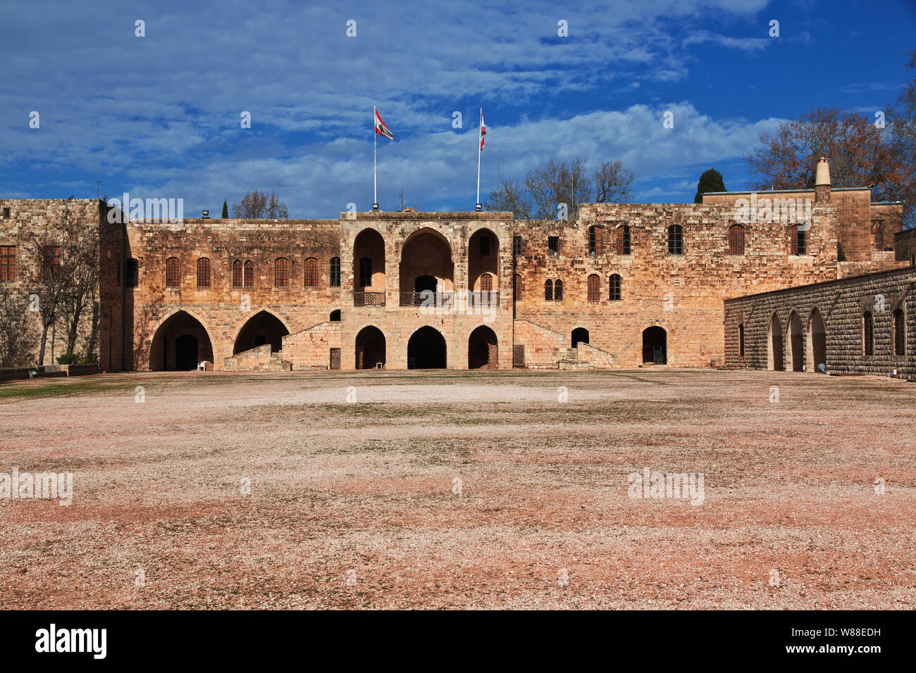 Beit ed-Dine, Lebanon - 06 Jan 2018. Beit ed-Dine palace in mountains ...