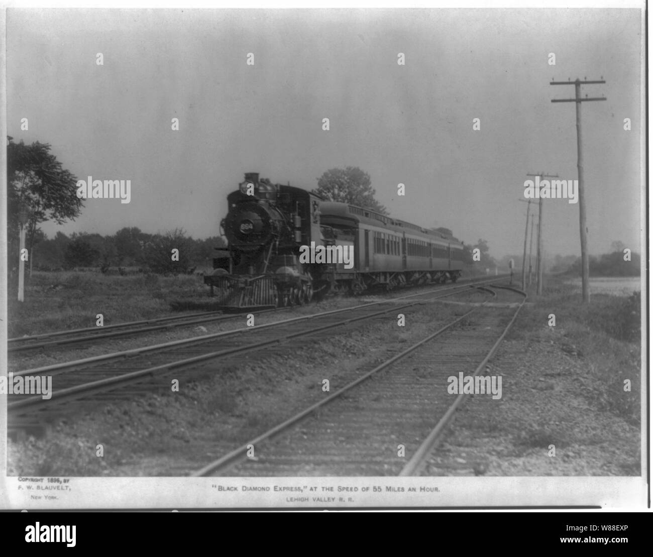 The black diamond express Black and White Stock Photos & Images - Alamy