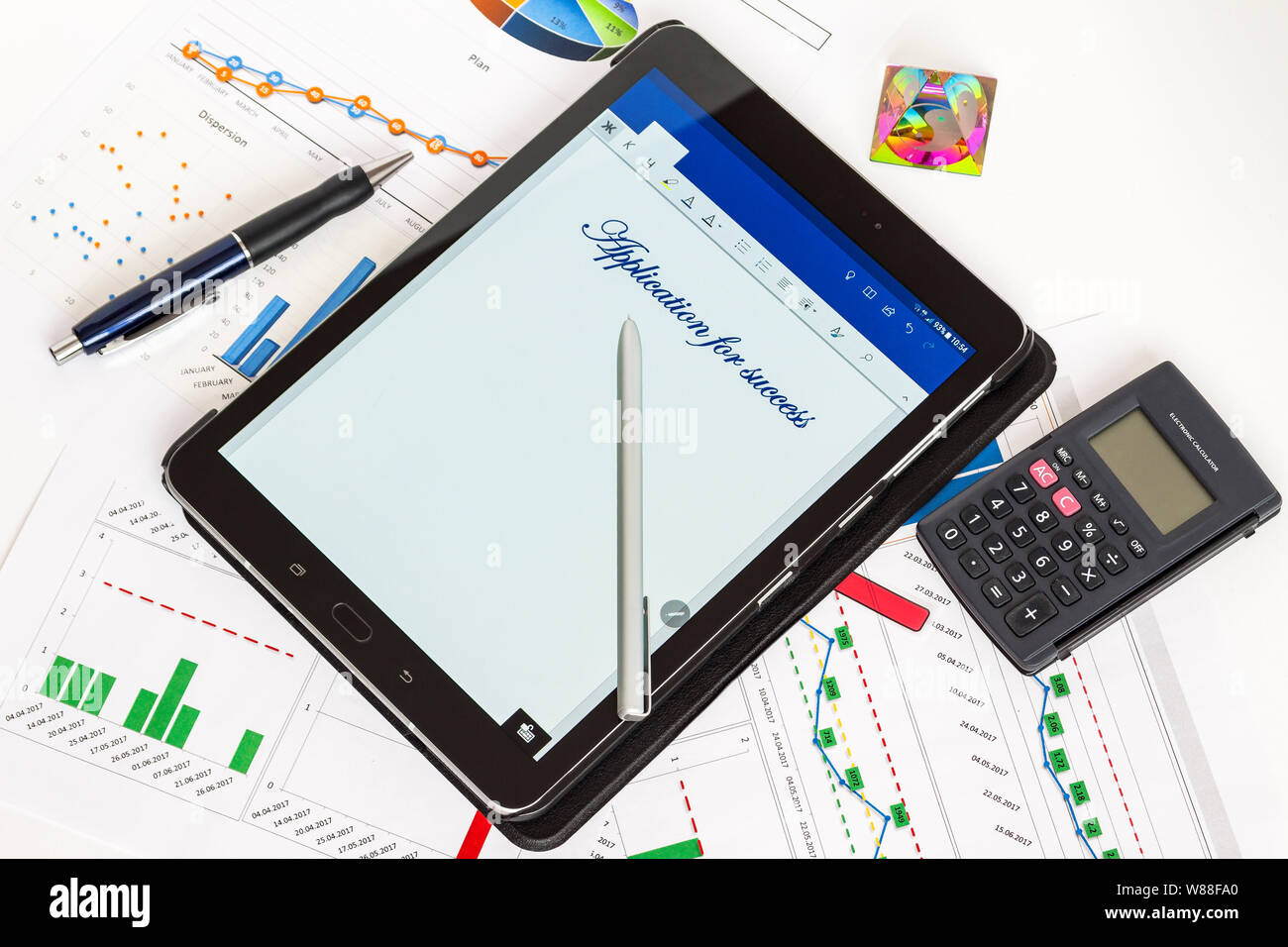 Application for success Stock Photo - Alamy