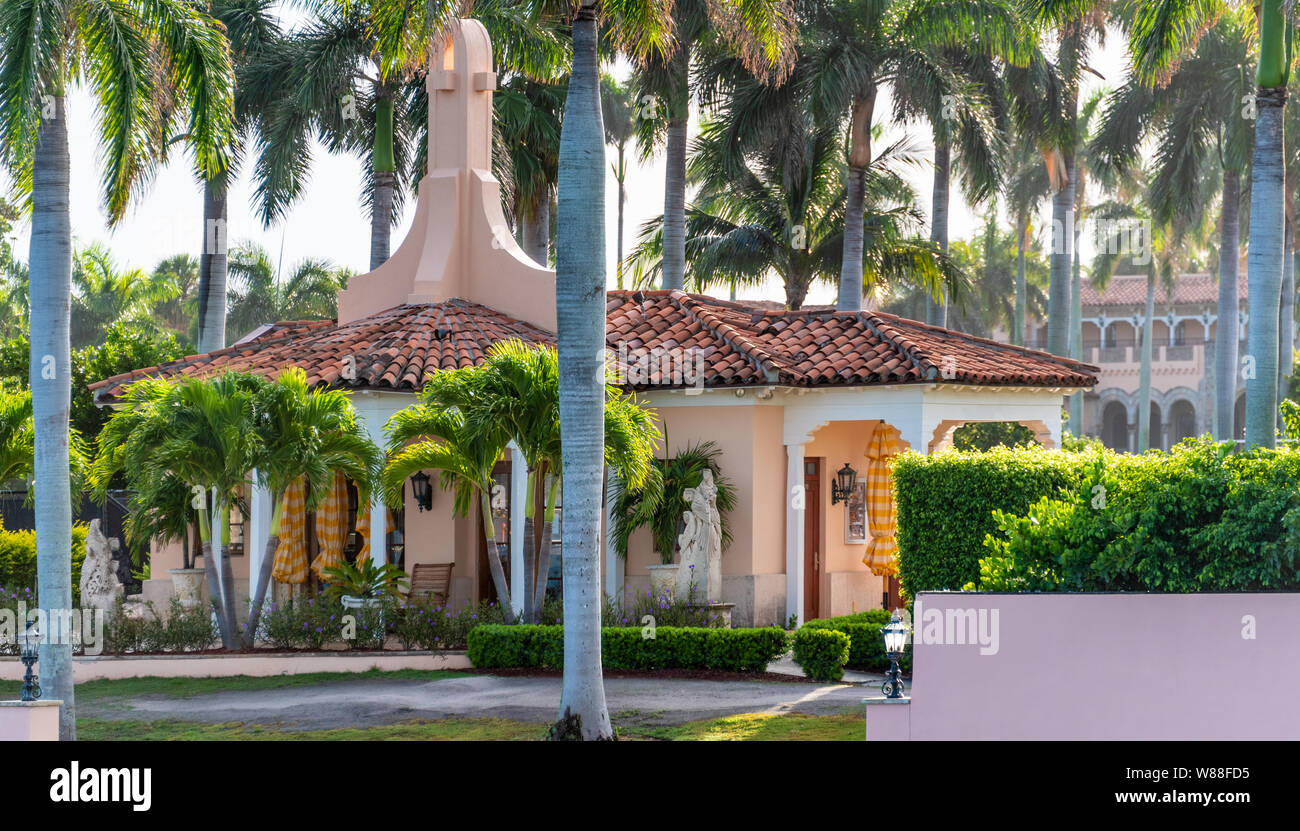 Mar-a-Lago, the Palm Beach estate of Donald Trump and home of the Mar-a ...