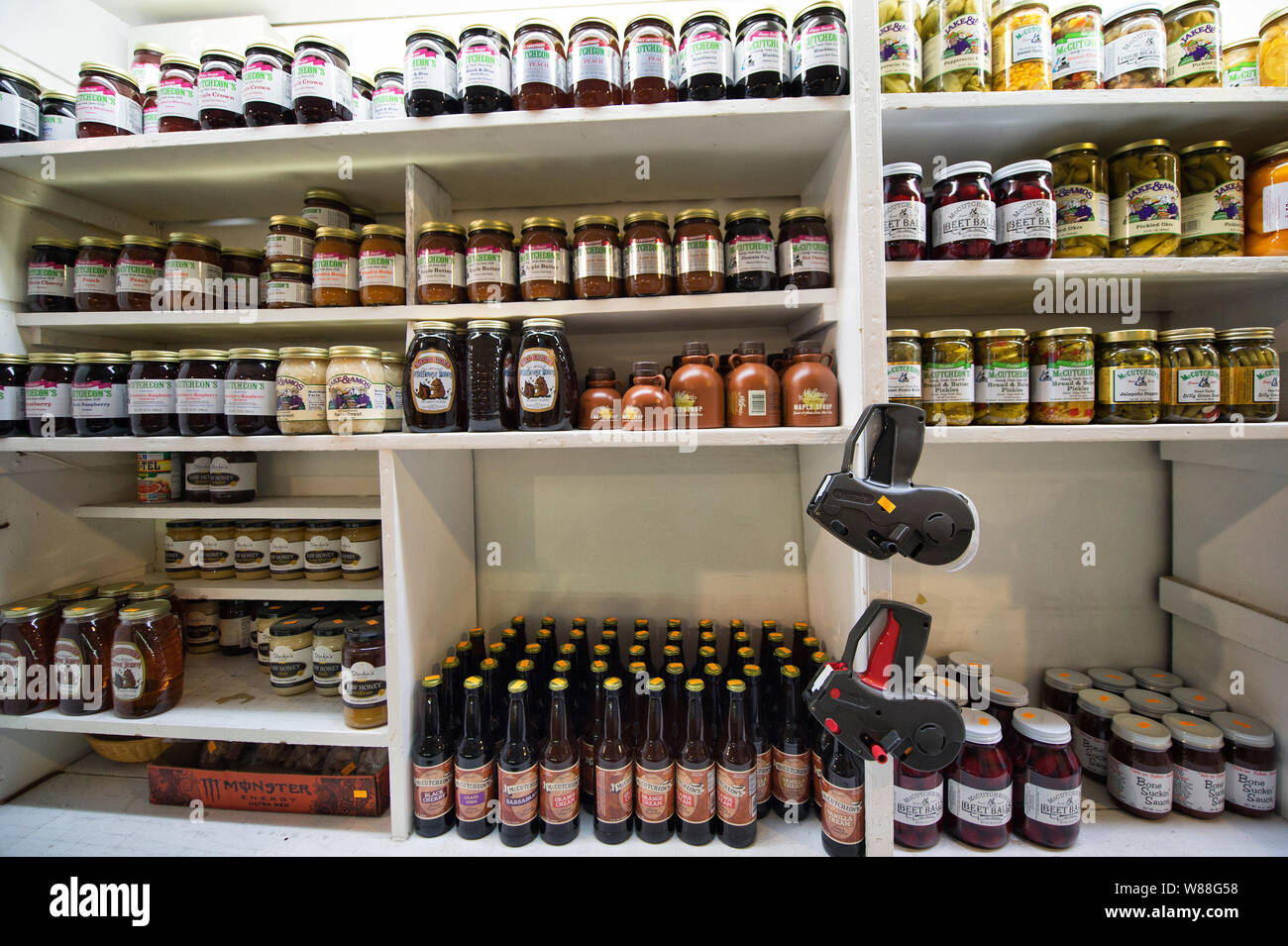 UNITED STATES - June 28, 2019: The Bluemont General Store sits on the ...