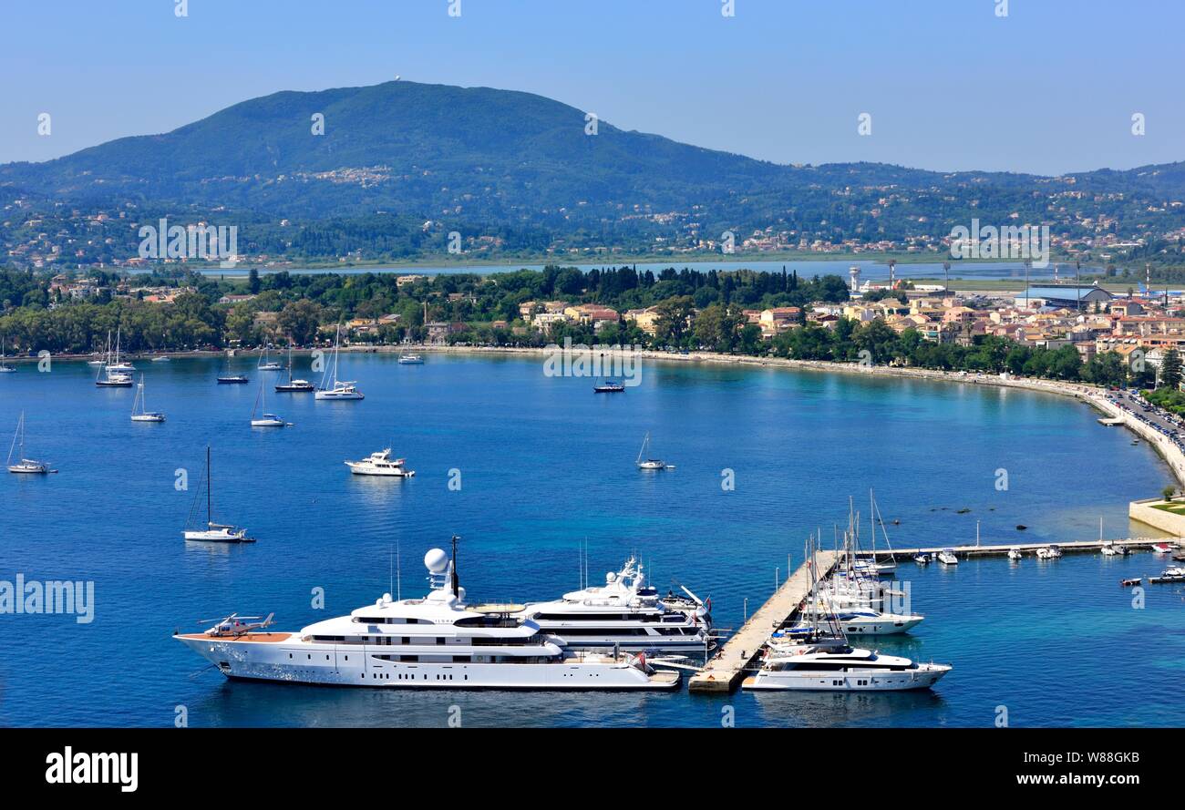 ILONA Luxxury Motor Yacht,Corfu town Yacht Harbour,Corfu Island,Greece ...
