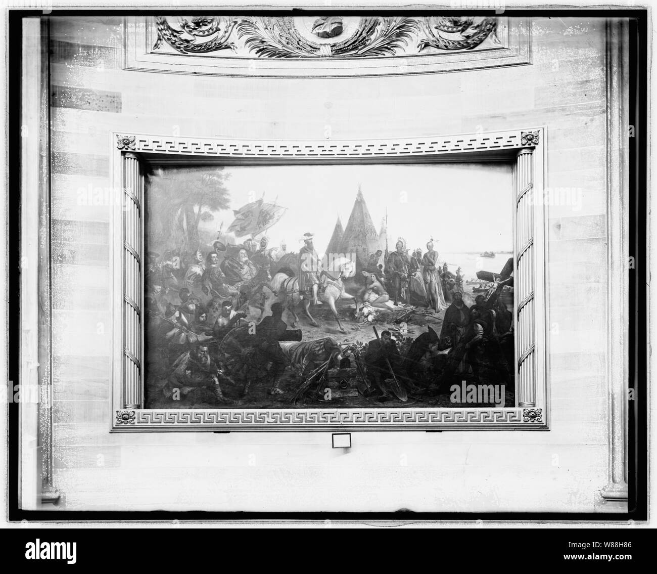 Discovery of the mississippi capitol hi-res stock photography and ...
