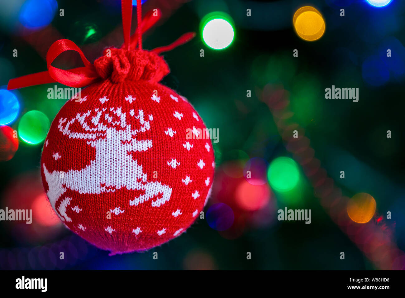 Christmas toy on Christmas tree Stock Photo - Alamy